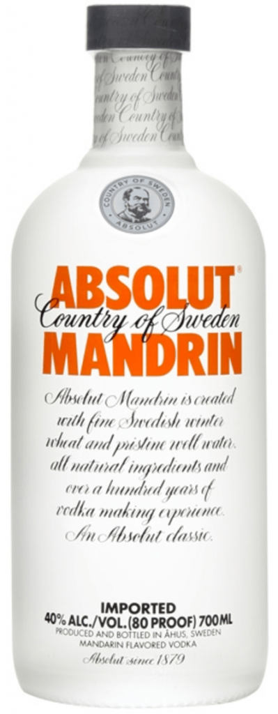 Vodka Absolut Mandrin